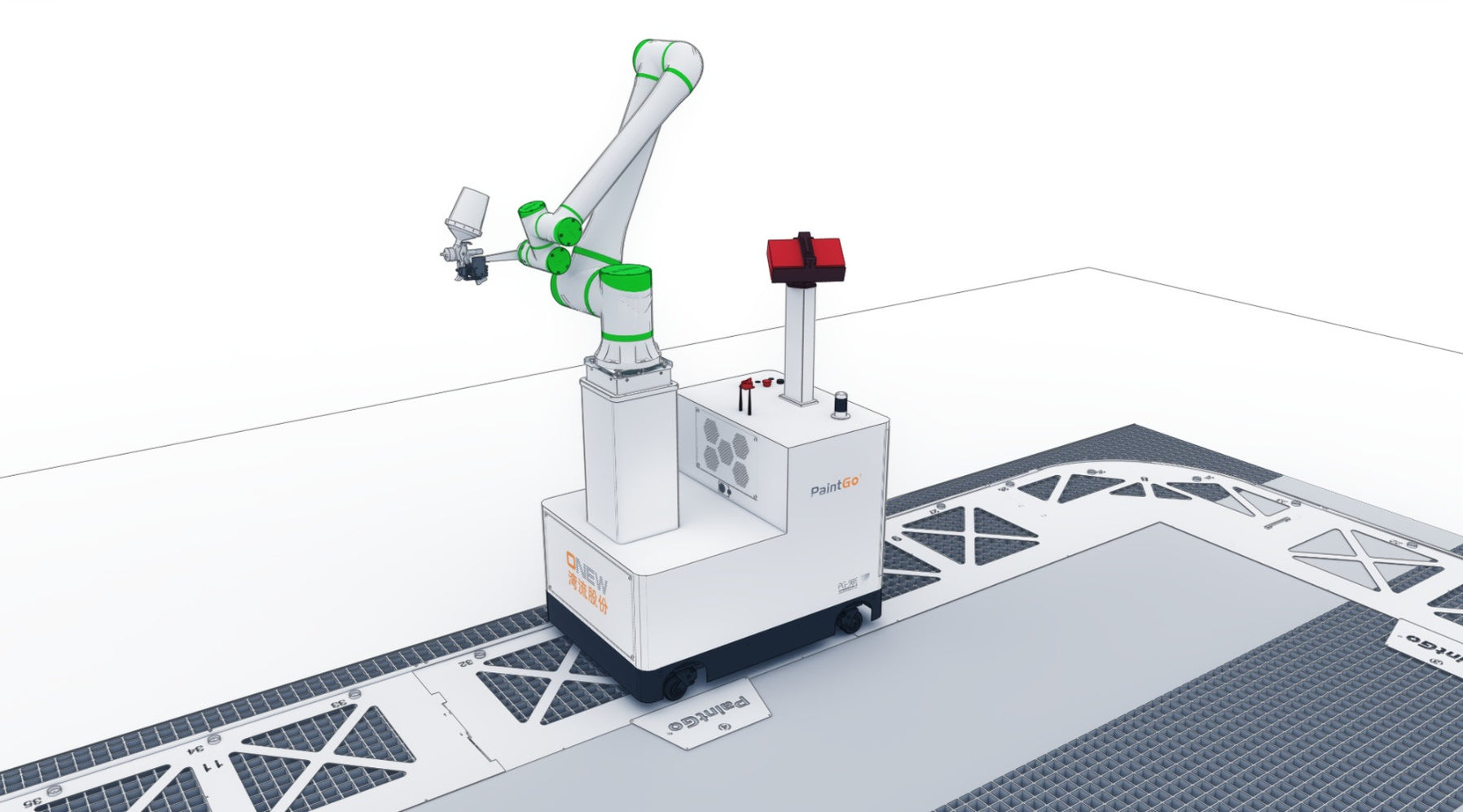 PaintGo Intelligent Spray Painting Robot, Automated Body Shop Painting ...